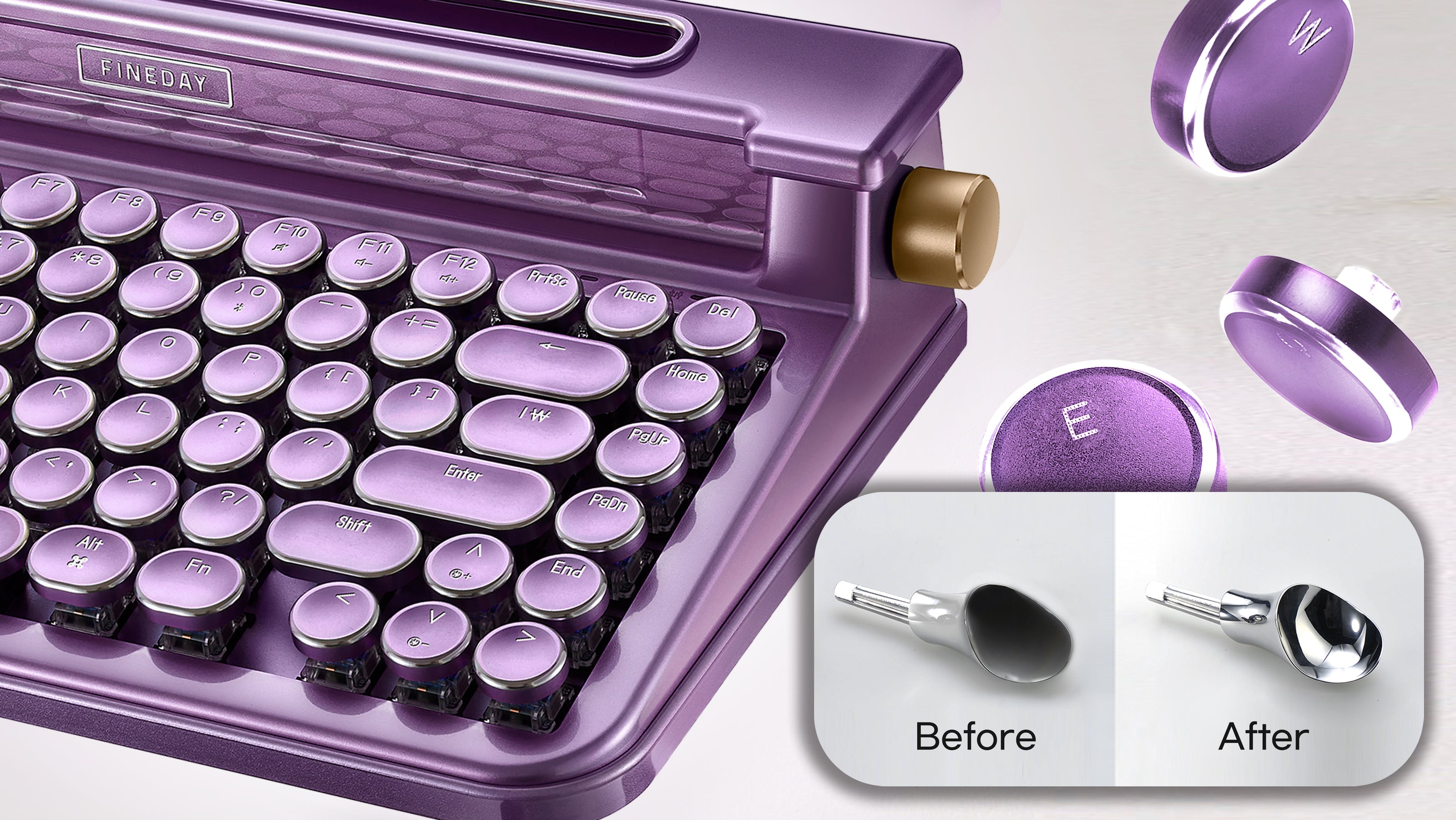 FINEDAY Keyboard 3.0 Aluminum Keycap